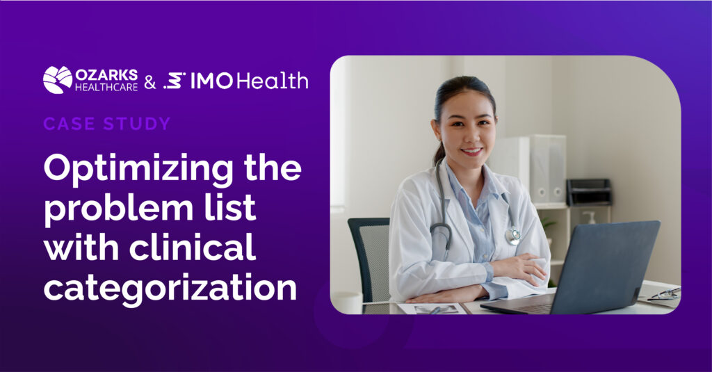 Case study: Optimizing the problem list with categorization | IMO Health